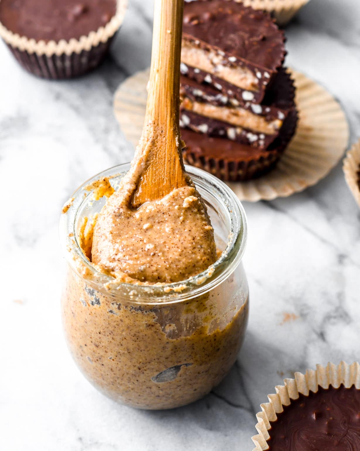 chocolate hazelnut butter cups - buttermilk