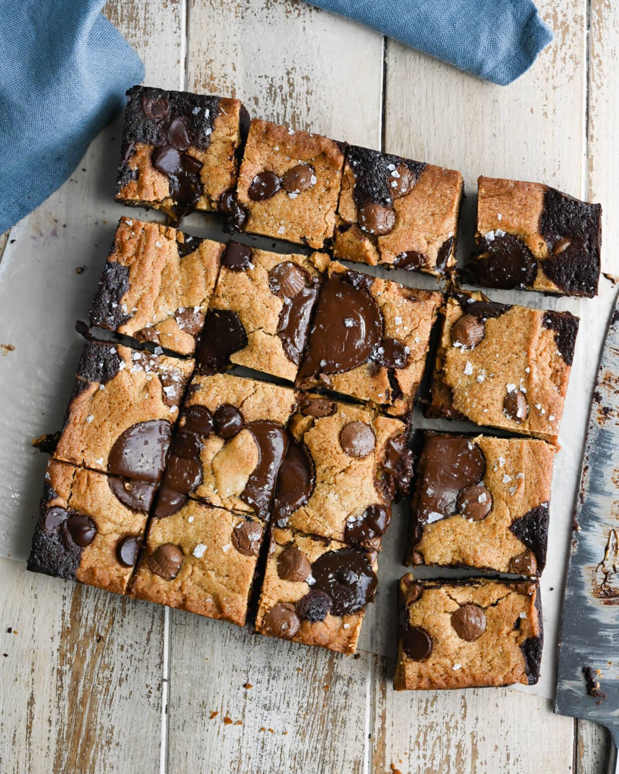 Five Layer Brownie Blondies | Buttermilk by Sam