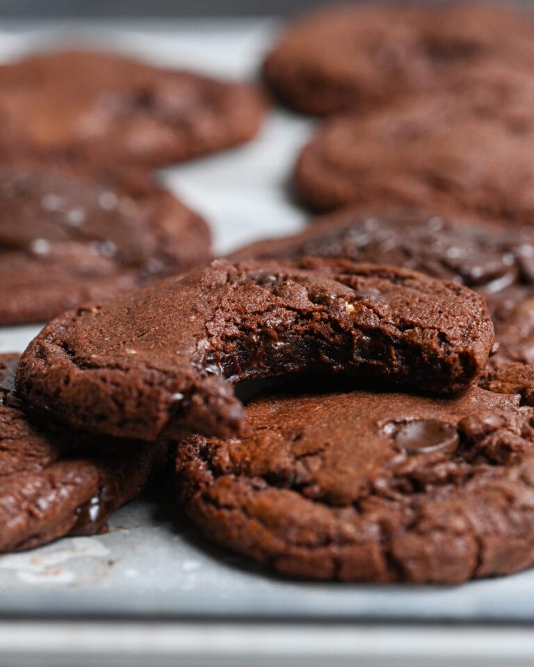 Bakery Style Double Chocolate Chip Cookies | Buttermilk by Sam