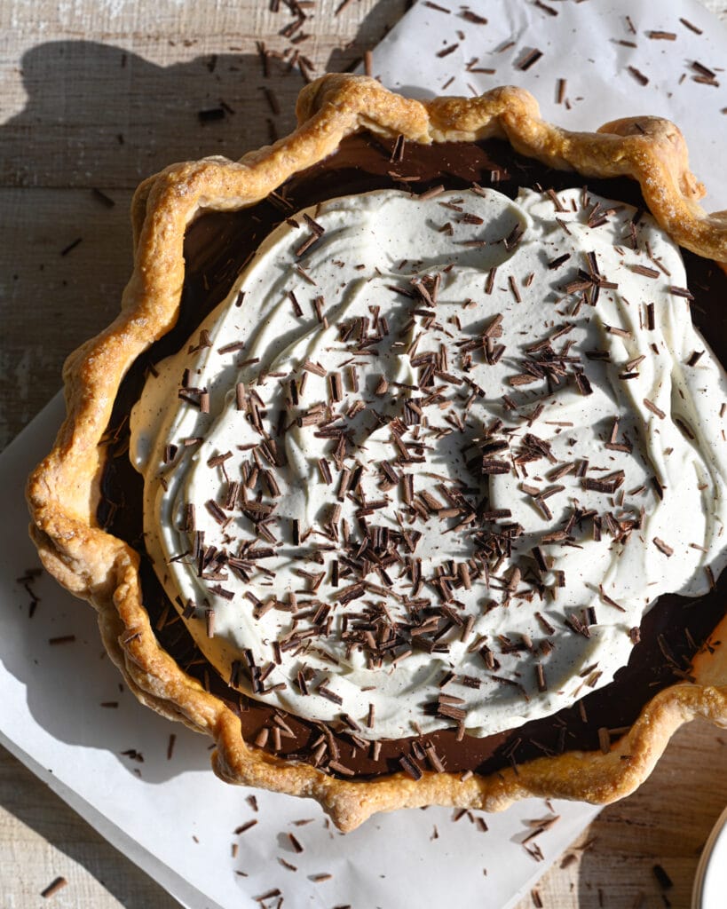 Brown Butter Chocolate Cream Pie | Buttermilk by Sam